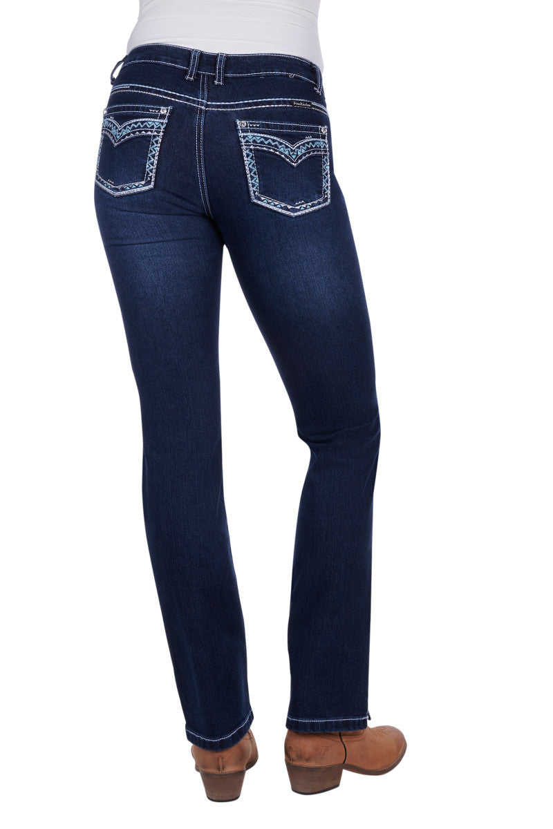 Pure Western - Womens Geraldine Straight Leg Jean – The Back Paddock 3311